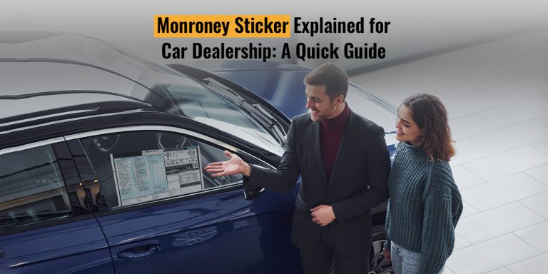 Monroney Sticker Explained For Car Dealership: A Quick Guide – Simple ...